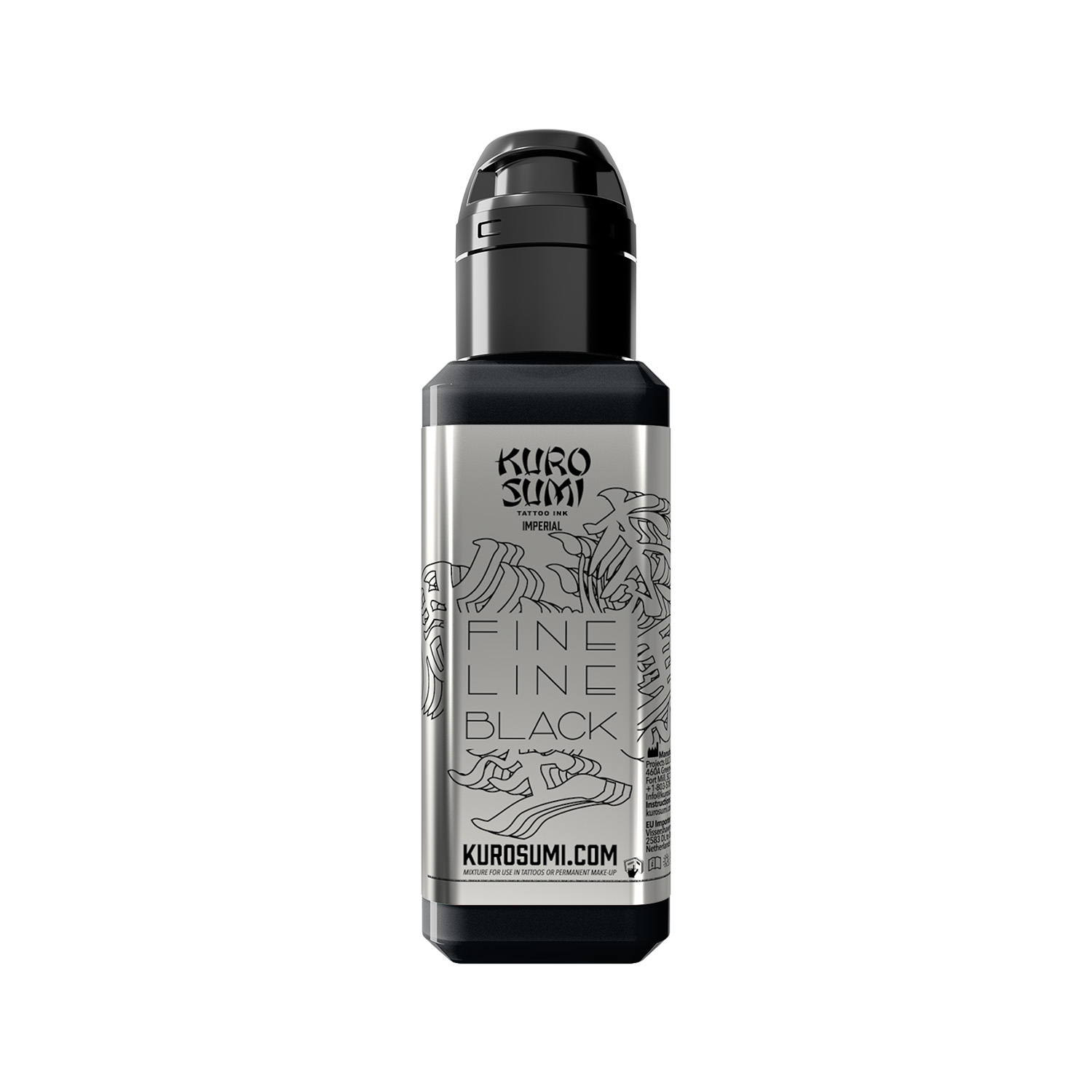 Kuro Sumi Imperial Tattoo Ink - Fine Line Black 44ml - Killer Beauty