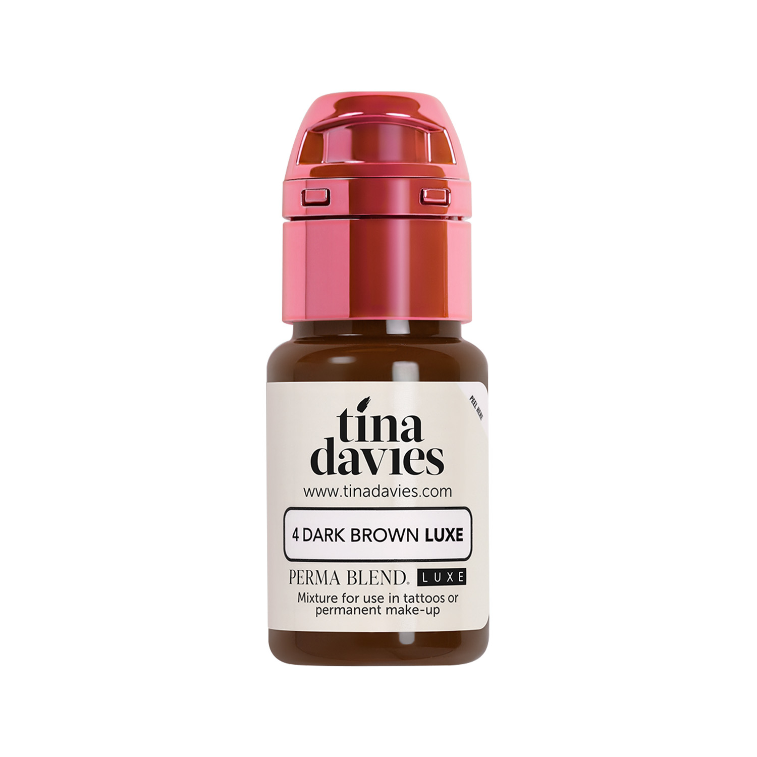Perma Blend Luxe PMU Ink - Tina Davies Dark Brown Luxe 15ml - Killer Beauty