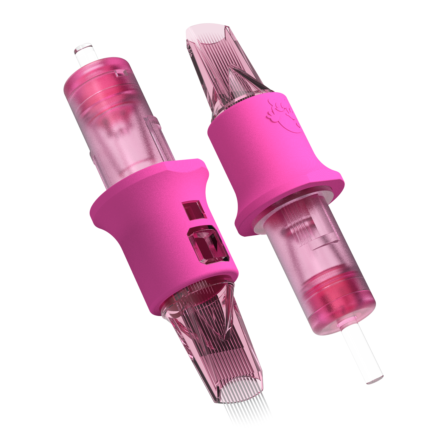 Box of 20 Ghost Pink Needle Cartridges - Magnum Long Taper