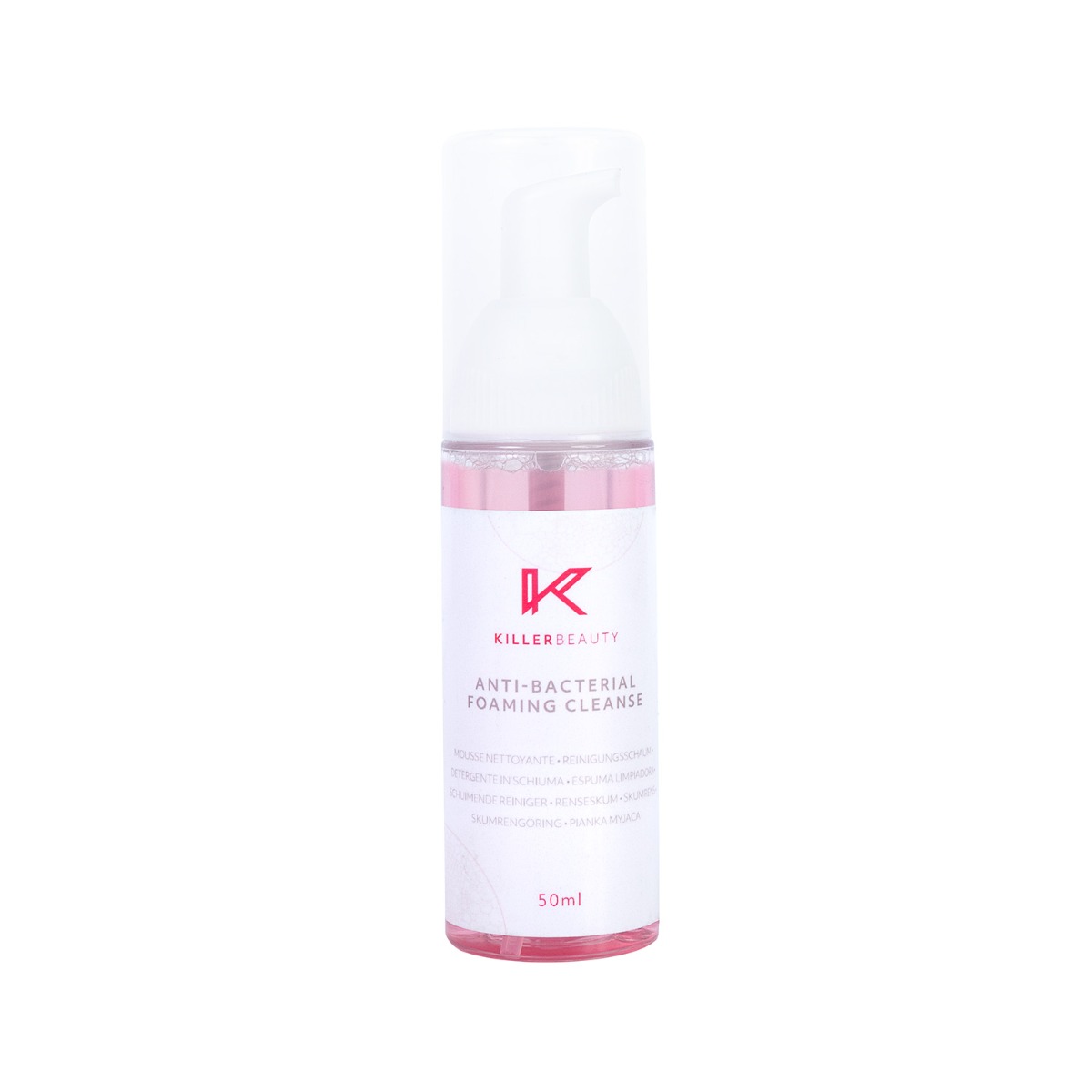 Killer Beauty Anti-Bacterial Pink Foaming Cleanse 50ml - Killer Beauty