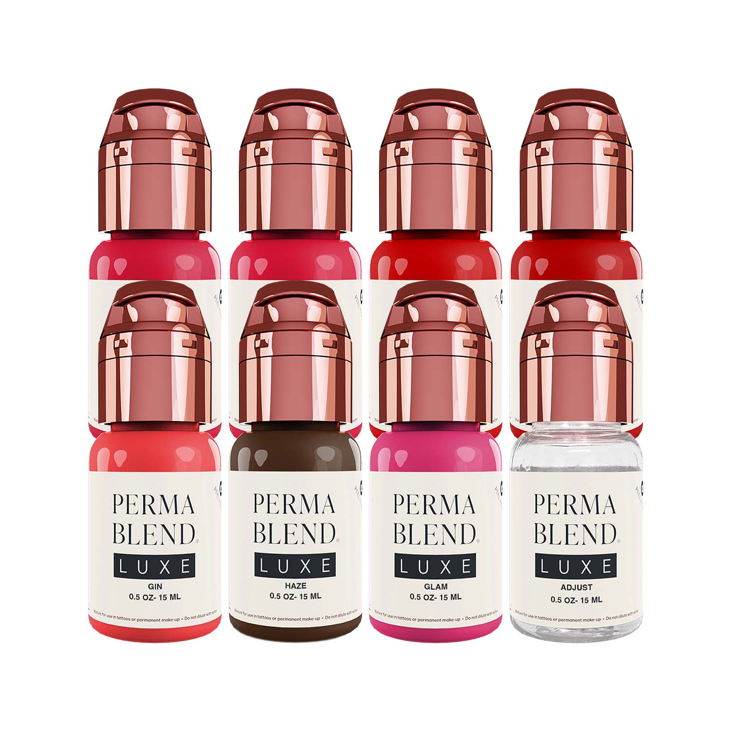 Perma Blend Luxe PMU Ink - Carla Ricciardone Enhance Set - 8x 15ml ...