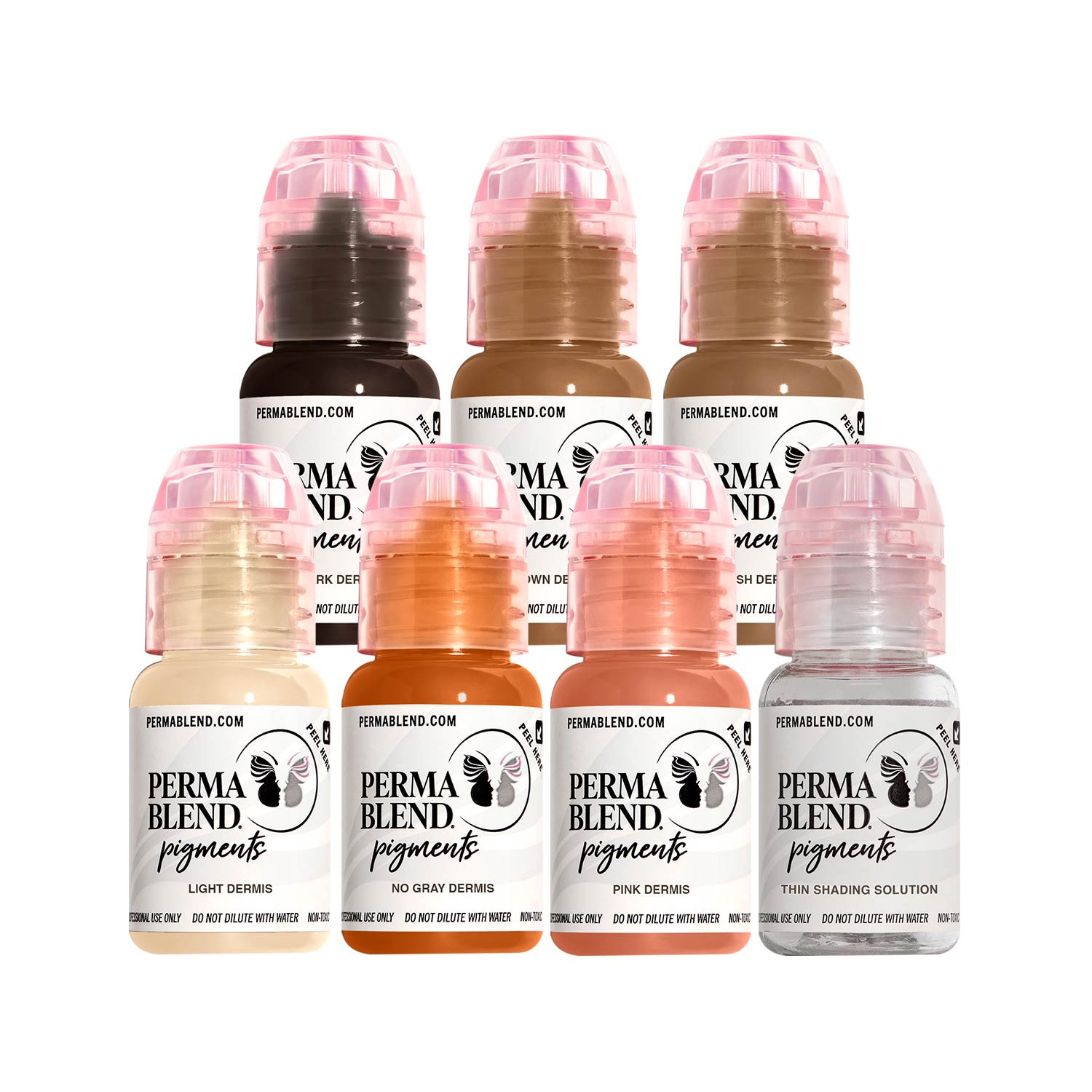 Perma Blend Scar Ink Set by Mandy Sauler - Complete Set of 7x 15ml ...
